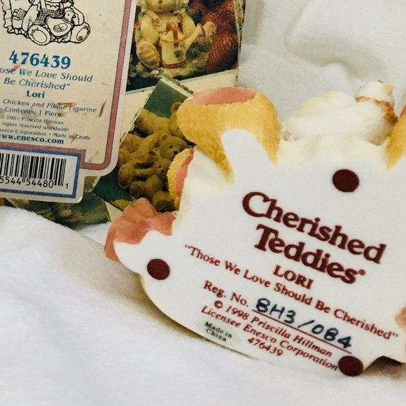 Cherished Teddies Accents Cherished Teddies Lori Those We Love Should Be Cherished Figurine